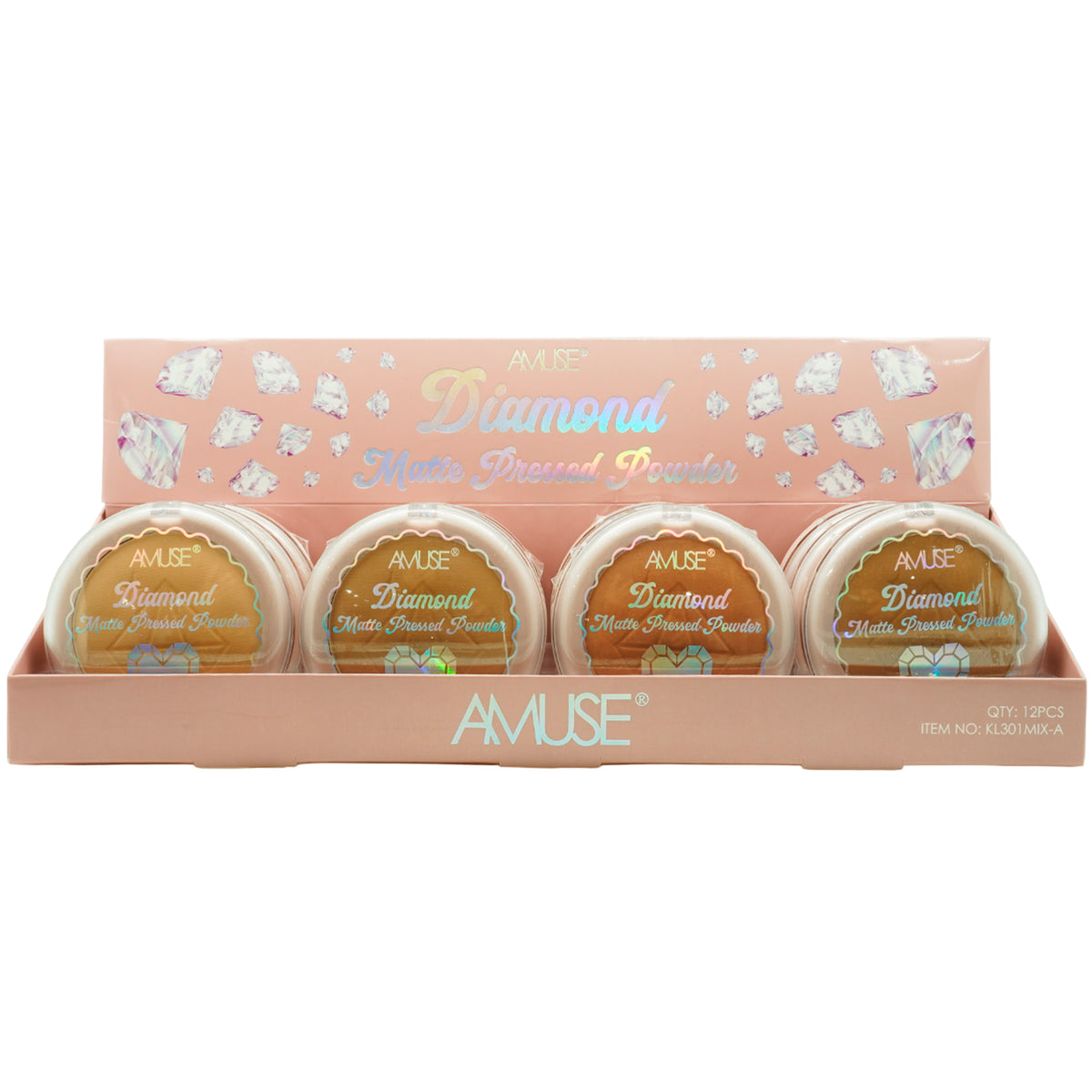 Polvos Compactos Diamond Matte - Amuse | Cosméticos al por Mayor ...