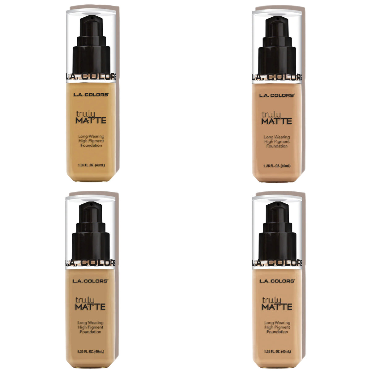 Base Truly Matte Surtida - L.A. Colors | Cosméticos al por Mayor ...