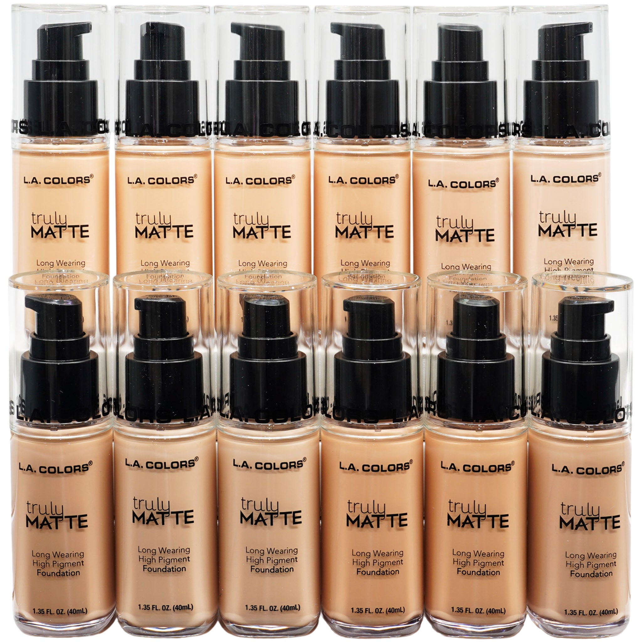 Base Truly Matte Surtida - L.A. Colors | Cosméticos al por Mayor ...